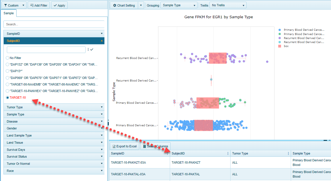 Sample Filters - omicsoft doc